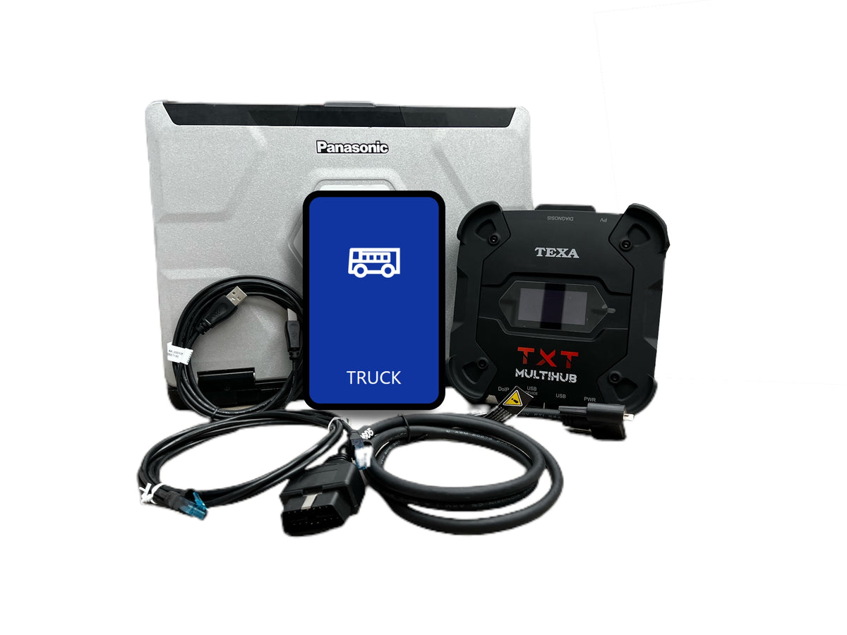 TEXA Dealer Level Truck Diagnostic Scanner Tool with Laptop – Diesel ...